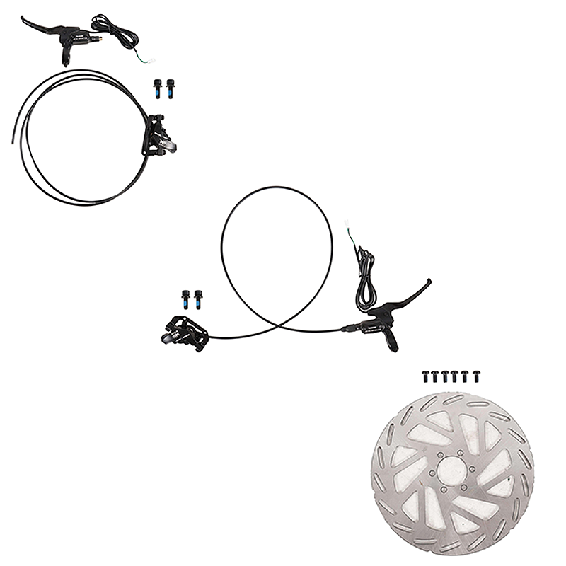 Universal Hydraulic Oil Disc Brakes Set Kits For Electric bikes upgrad